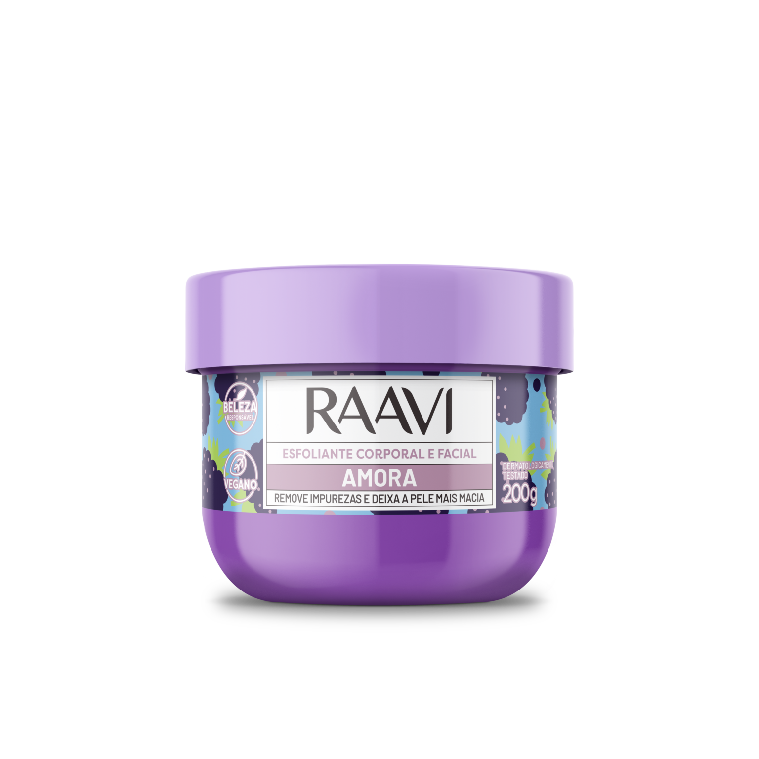 Esfoliante Deo Corporal e Facial - Raavi Dermocosméticos